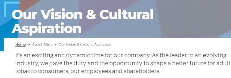 Altria Group Business Model Canvas