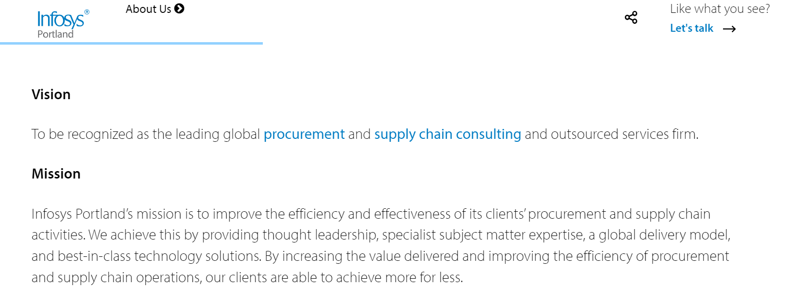 Infosys Business Model Canvas