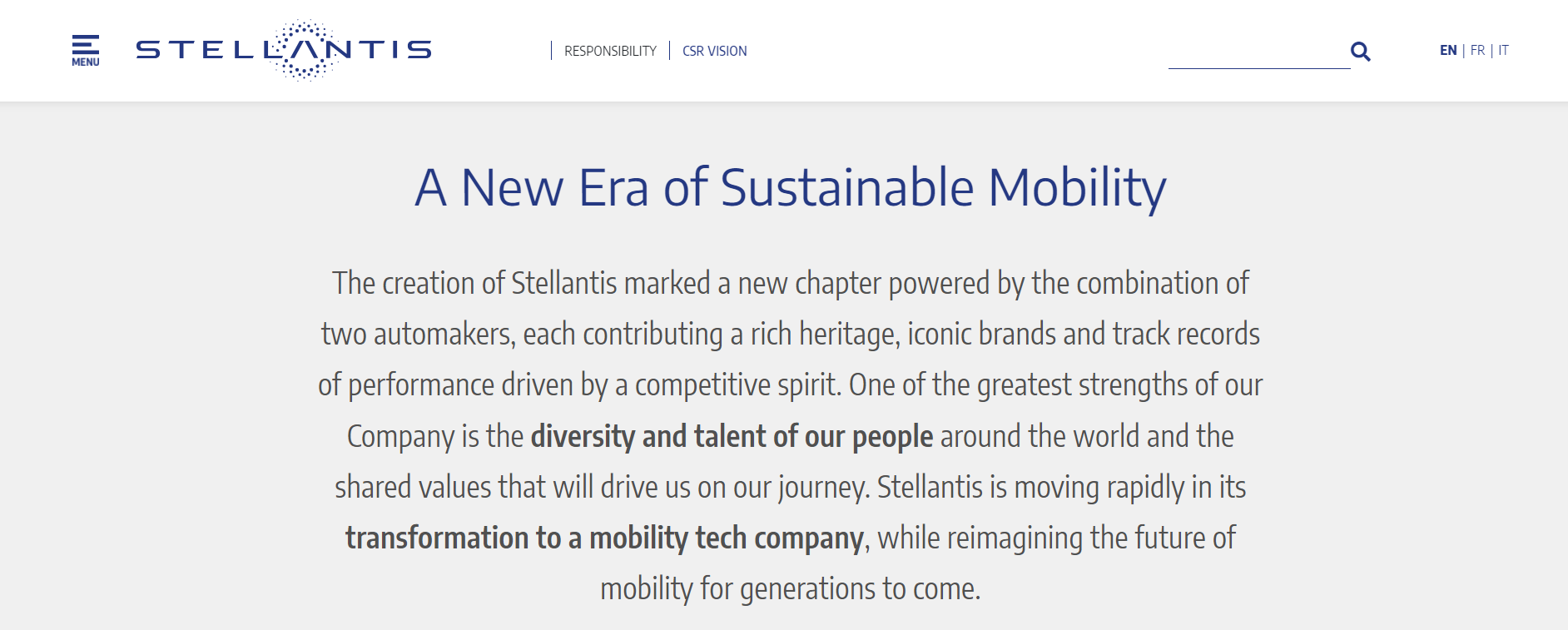 Stellantis Business Model Canvas