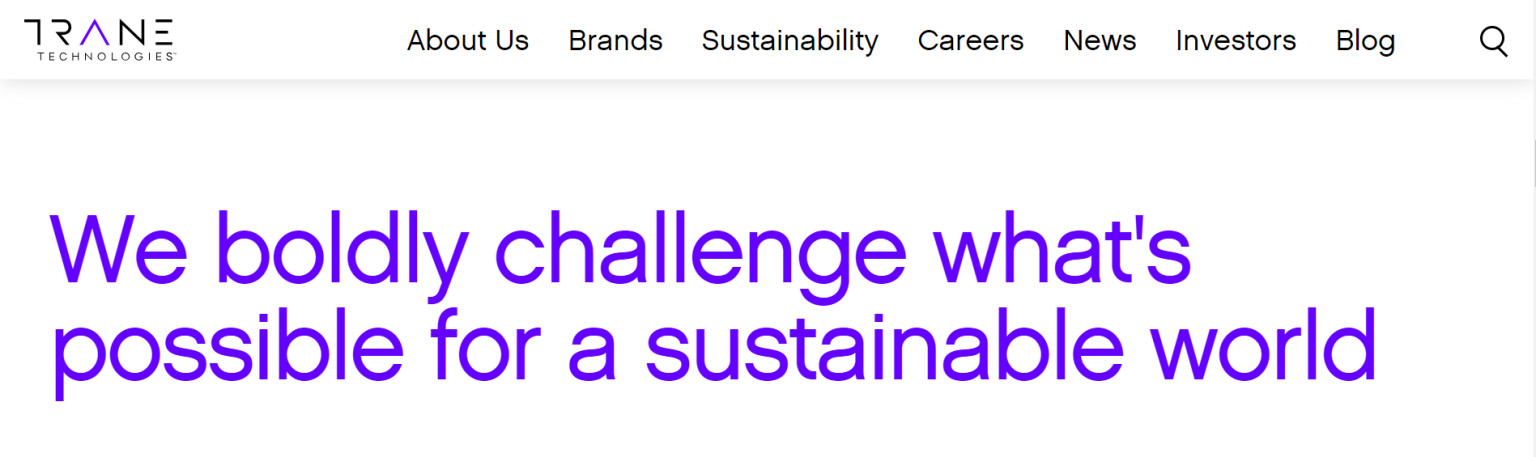 Trane Technologies Business Model Canvas